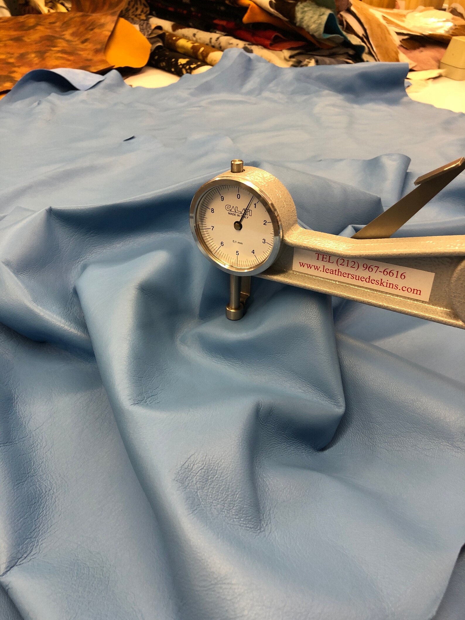 BEAUTIFUL LEATHER /SKY Blue Nappa Lamb Skins/blue Lambskin | Etsy