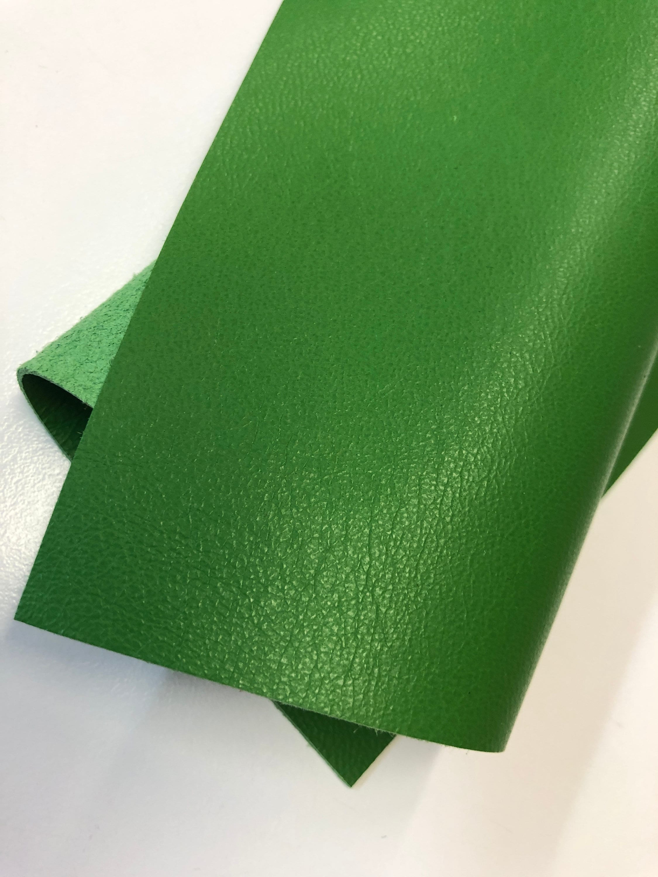 LEATHER Emerald Green LEATHER Green leather Sheet Real | Etsy