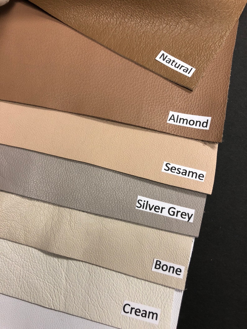 NEUTRAL EARTHTONE GENUINE Leather Superb LambskinLeather | Etsy