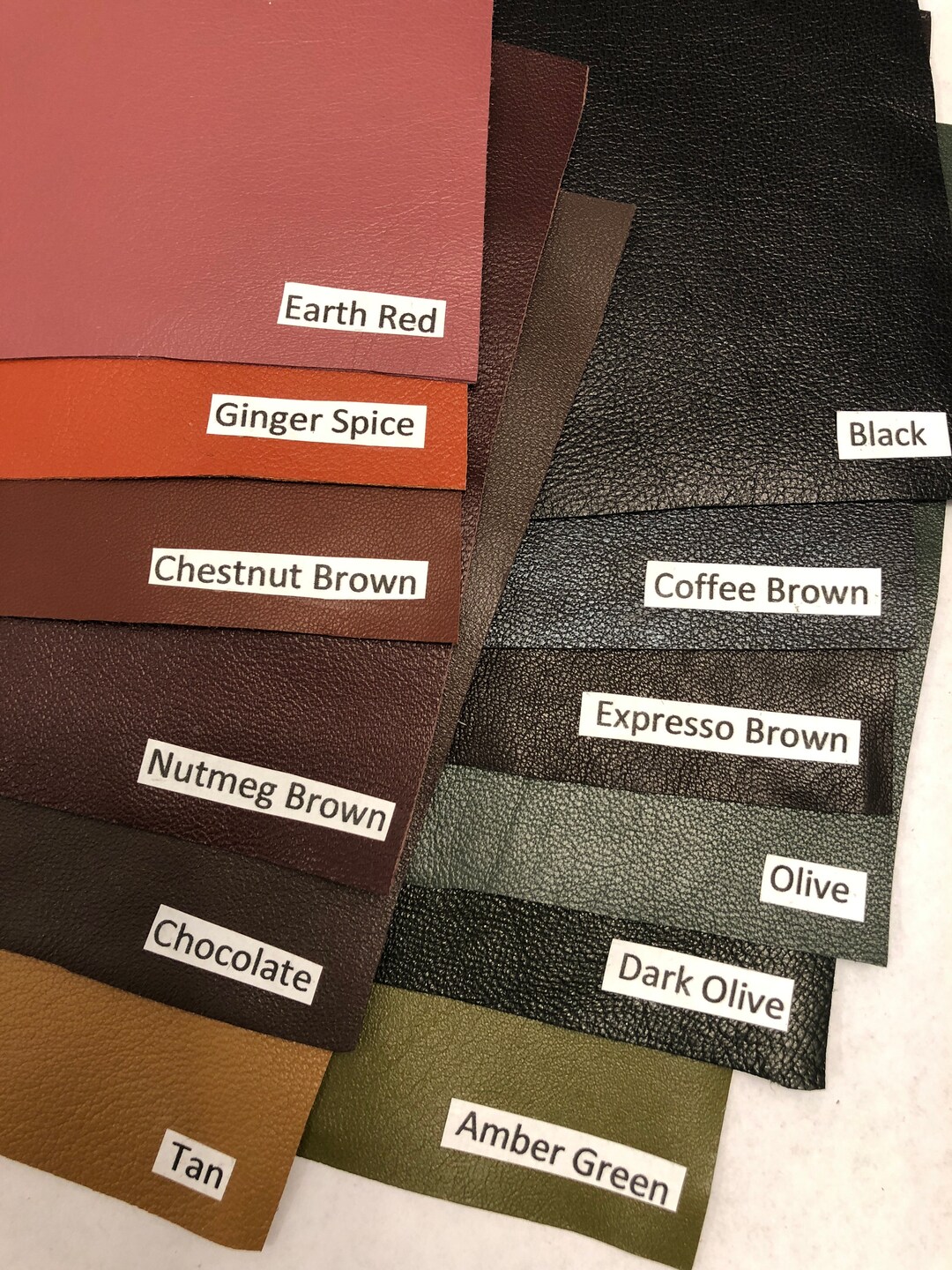 LEATHER EARTHTONE Genuine LEATHER Sheets, "superb M 7005" Over 100 ...