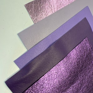 Purple Leather/lambskin LEATHER, Leather Scrap, Leather Sheets ...