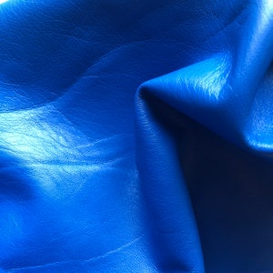 Royal Blue Lambskin Leather Sheet, Soft Italian Leather, 0.6mm - Etsy