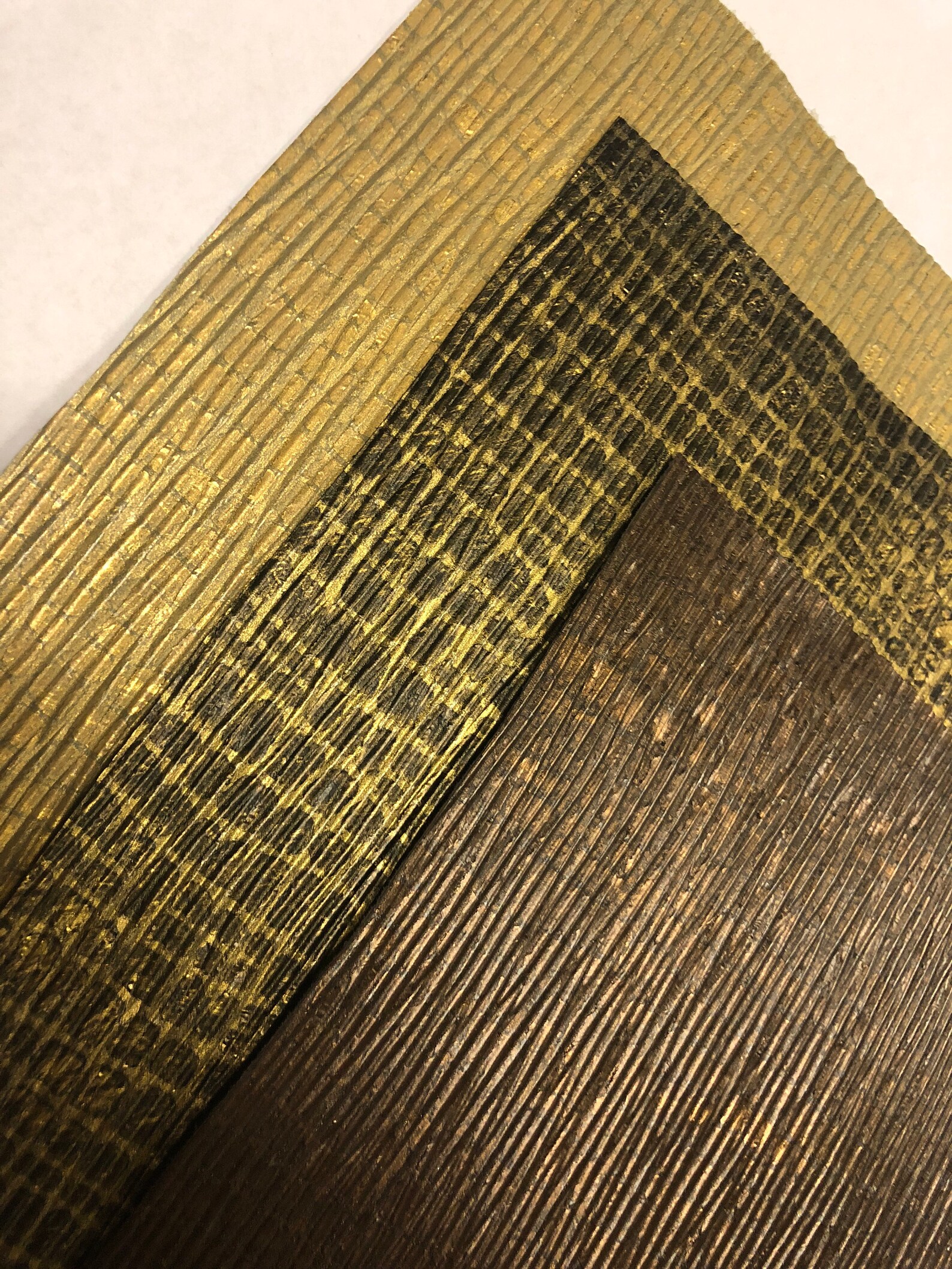 GENUINE LEATHER Metallic SHEETS Gold Antique Gold Bronze | Etsy