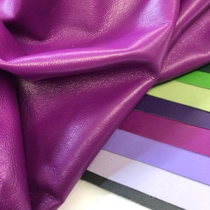 Leather 12"x24" PURPLE PASSION SUPERB Leather, Genuine Leather, High ...
