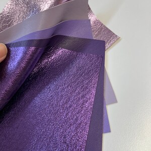 Purple Leather/lambskin LEATHER, Leather Scrap, Leather Sheets ...