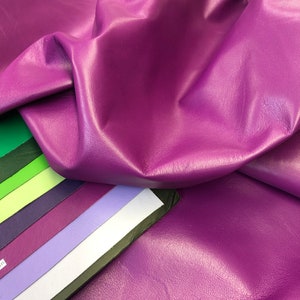 Leather 12"x24" PURPLE PASSION SUPERB Leather, Genuine Leather, High ...