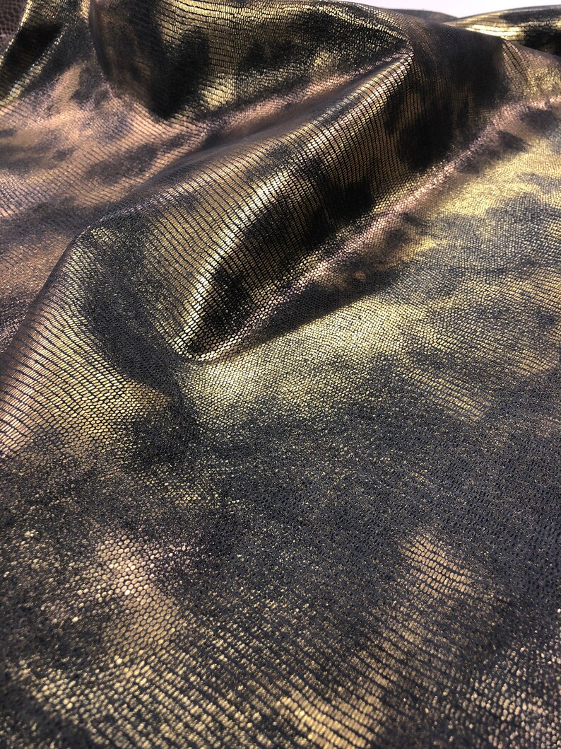 LEATHER 8x10gold LIZARD Bright Print /navy Blue - Etsy