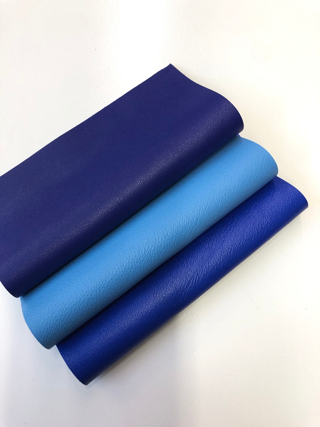 LEATHER Purple 6"x6" Blue Leather Sheet, Sky Blue Leather Skins/royal ...