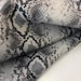 SNAKE LEATHER Python 8x8 Snakeskin Print Calfskin Leather/thickness 2.2 ...