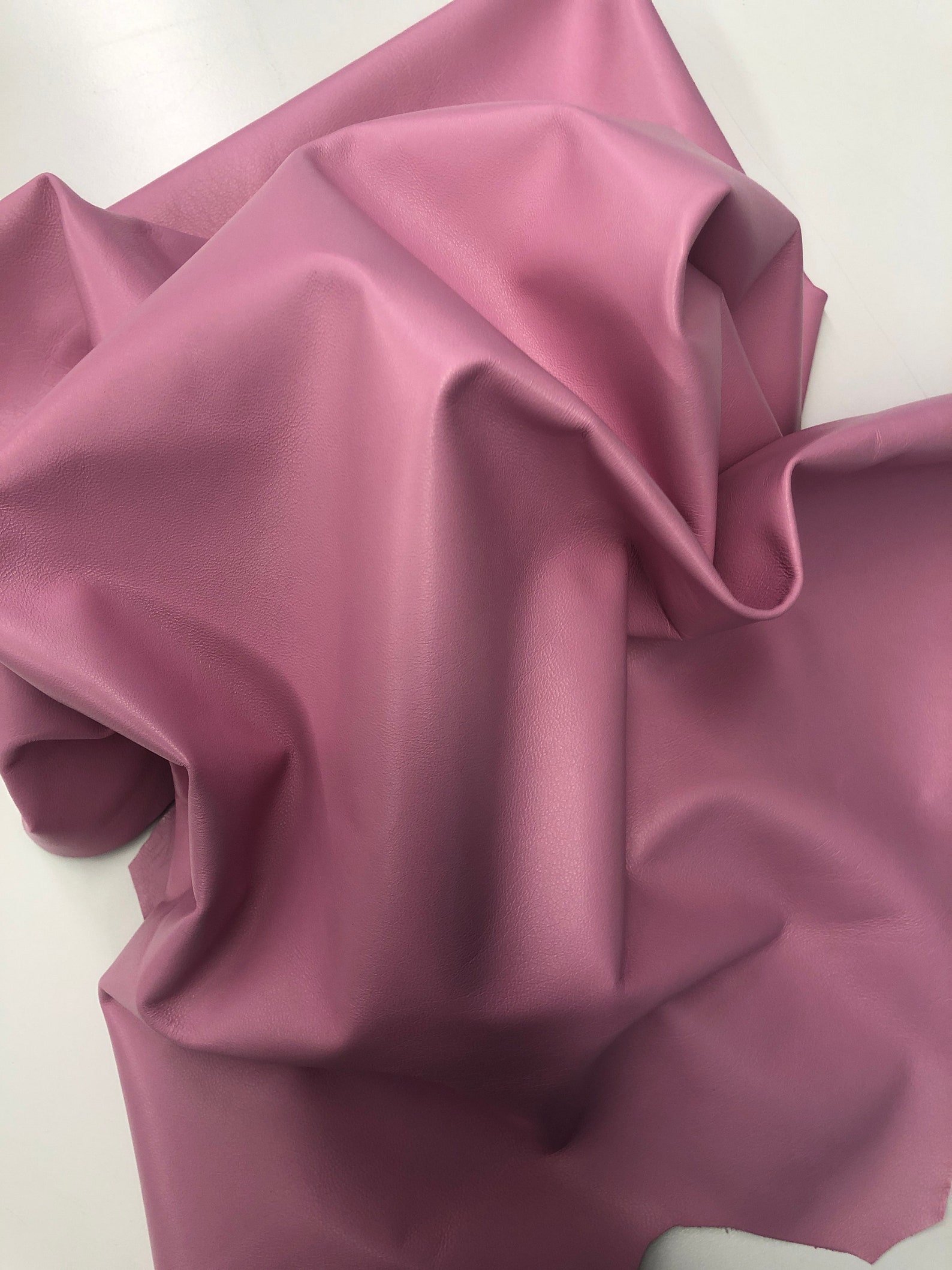 PINK GENUINE LEATHER, Leather Sheet, Choose Size or Full Hides, Leather ...