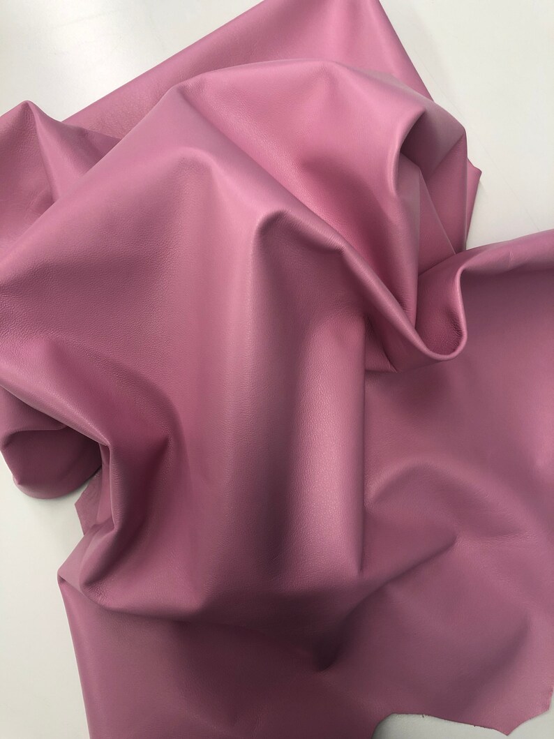 PINK GENUINE LEATHER Superb Quality Leather, Pink Leather Sheet, Choose ...
