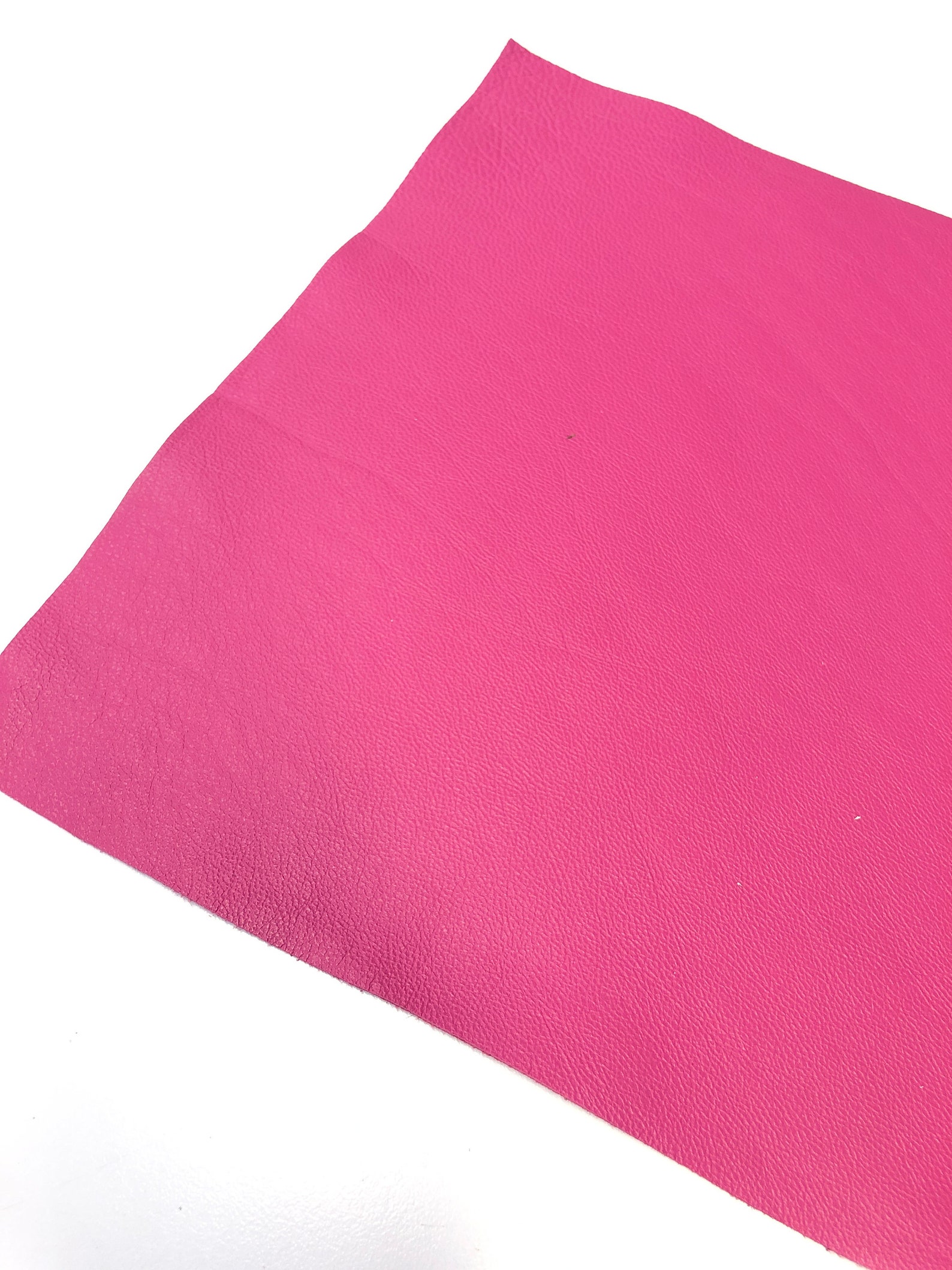LEATHER Hot Pink Leatherbright Pink Leather Sheet Leather - Etsy