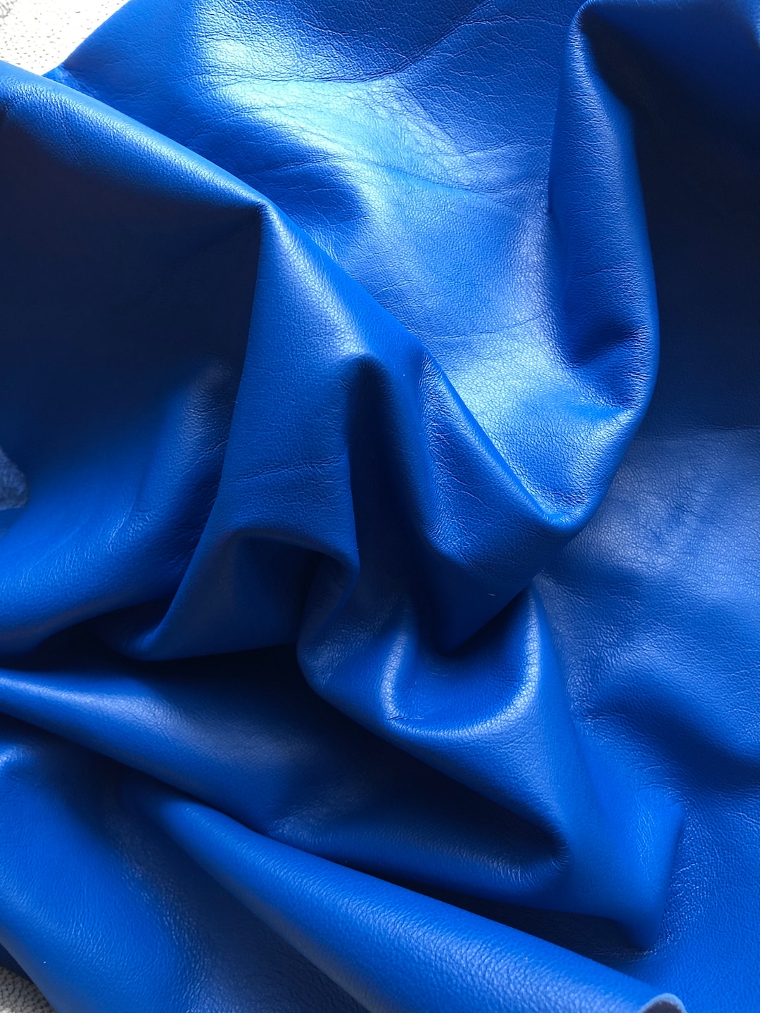 LEATHER ROYAL BLUE, Soft Supple Genuine Leather,leather Sheet,leather ...