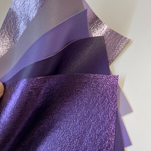 Purple Leather/lambskin LEATHER, Leather Scrap, Leather Sheets ...