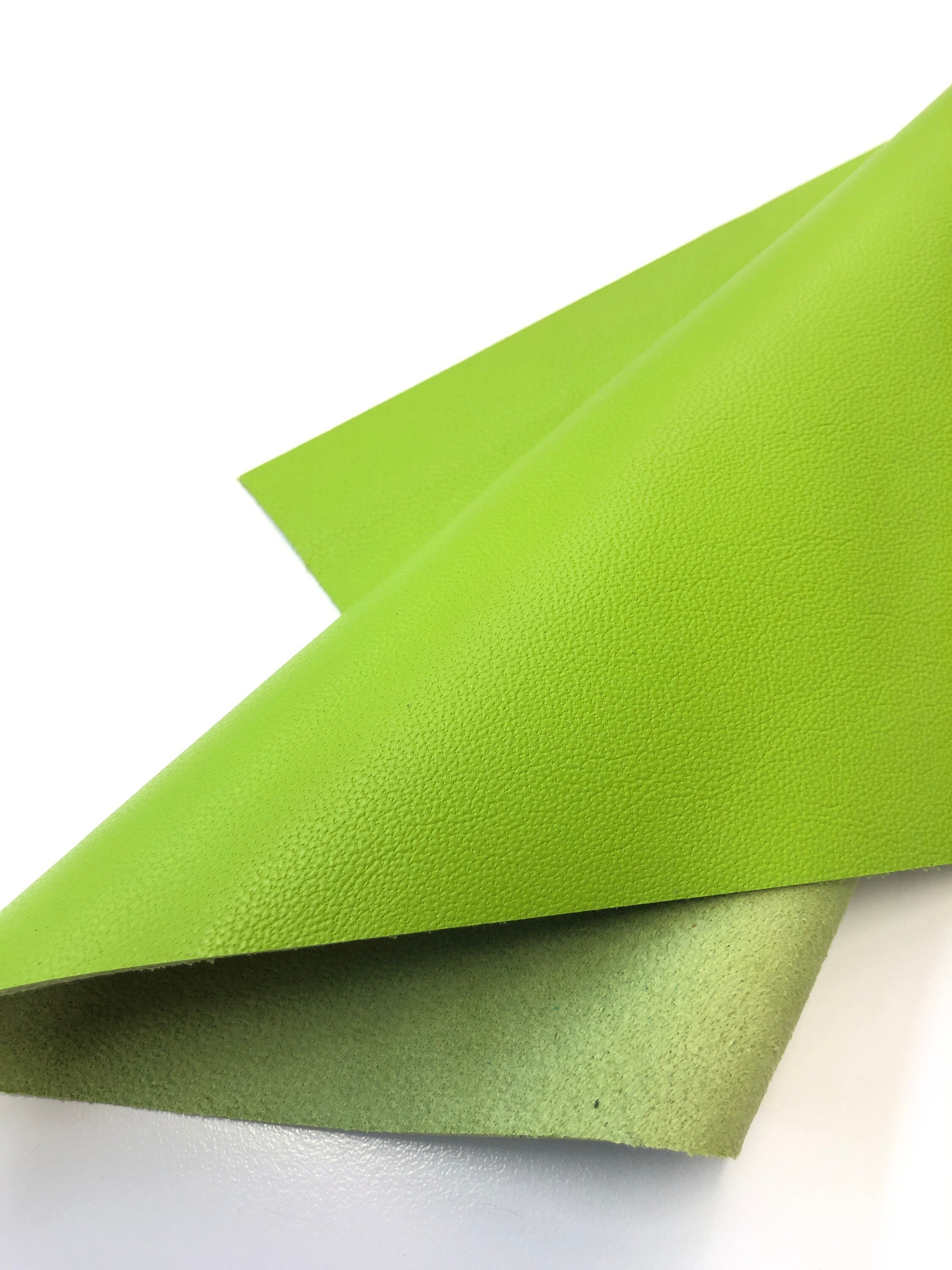 LEATHER Neon Green LEATHER Leather Sheet Leather - Etsy