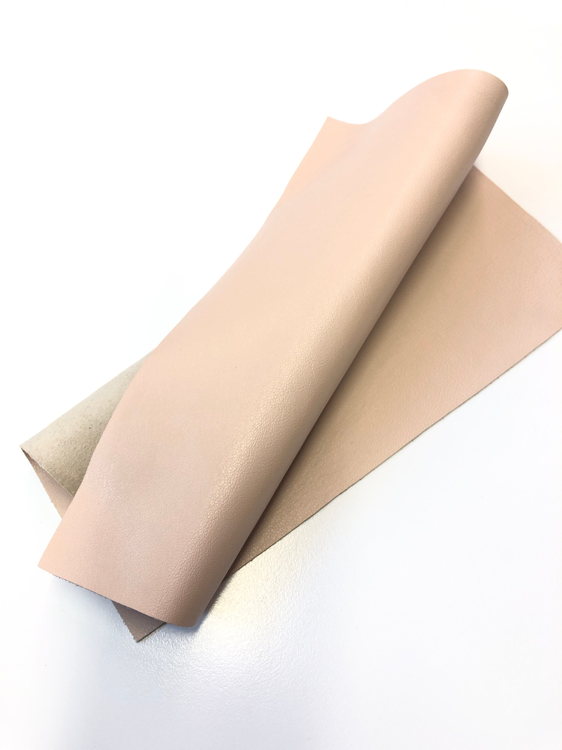 Baby Pink LEATHER 12x24 Real LEATHER Light Pink - Etsy