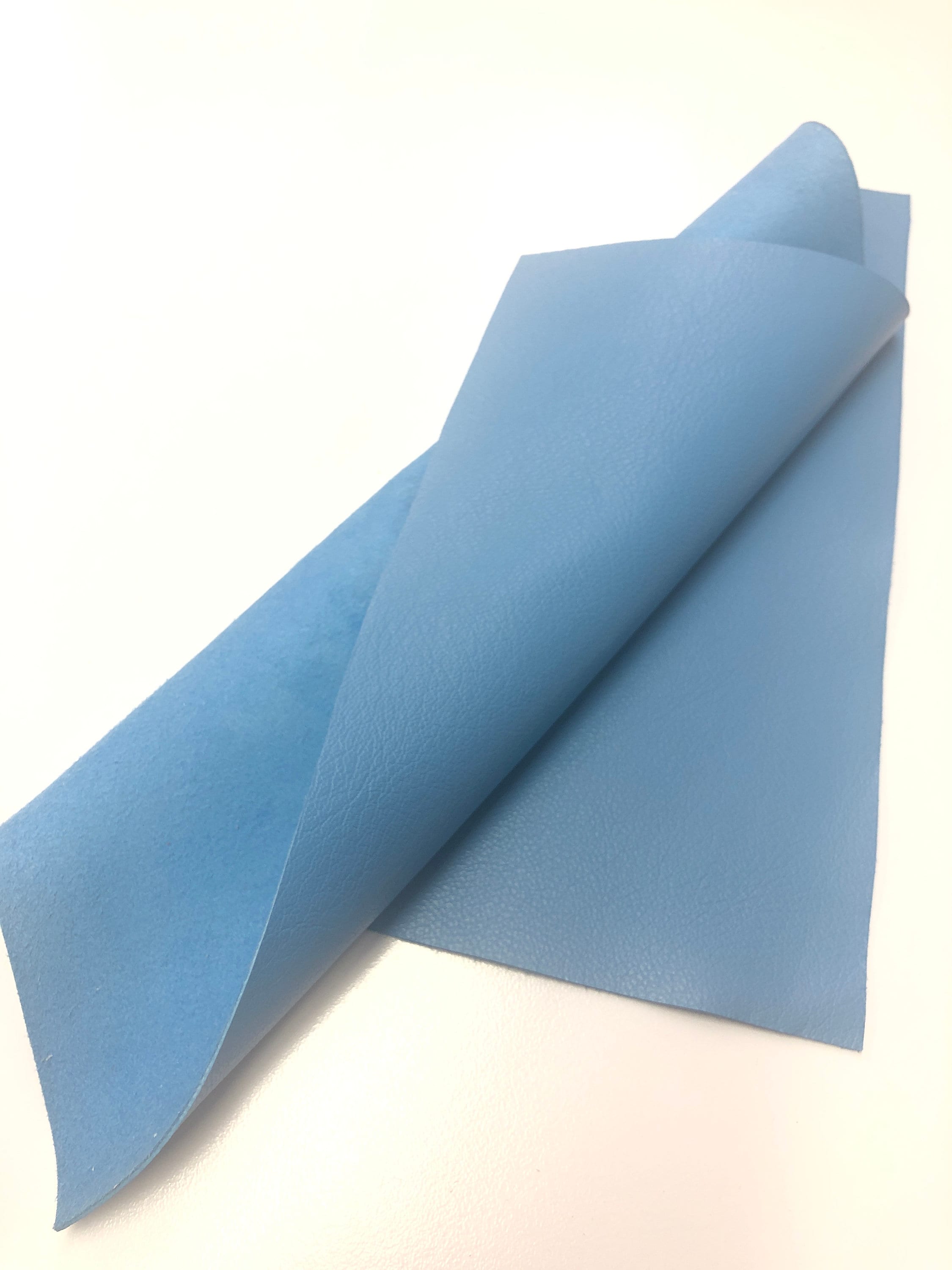 Blue LEATHER 10x10 Sky Blue LEATHER Blue Leather Sheet | Etsy