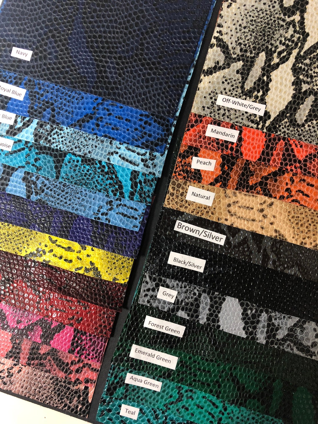 LEATHER PYTHON Lambskin, Genuine Leather Sheets,butterylambskin Leather ...