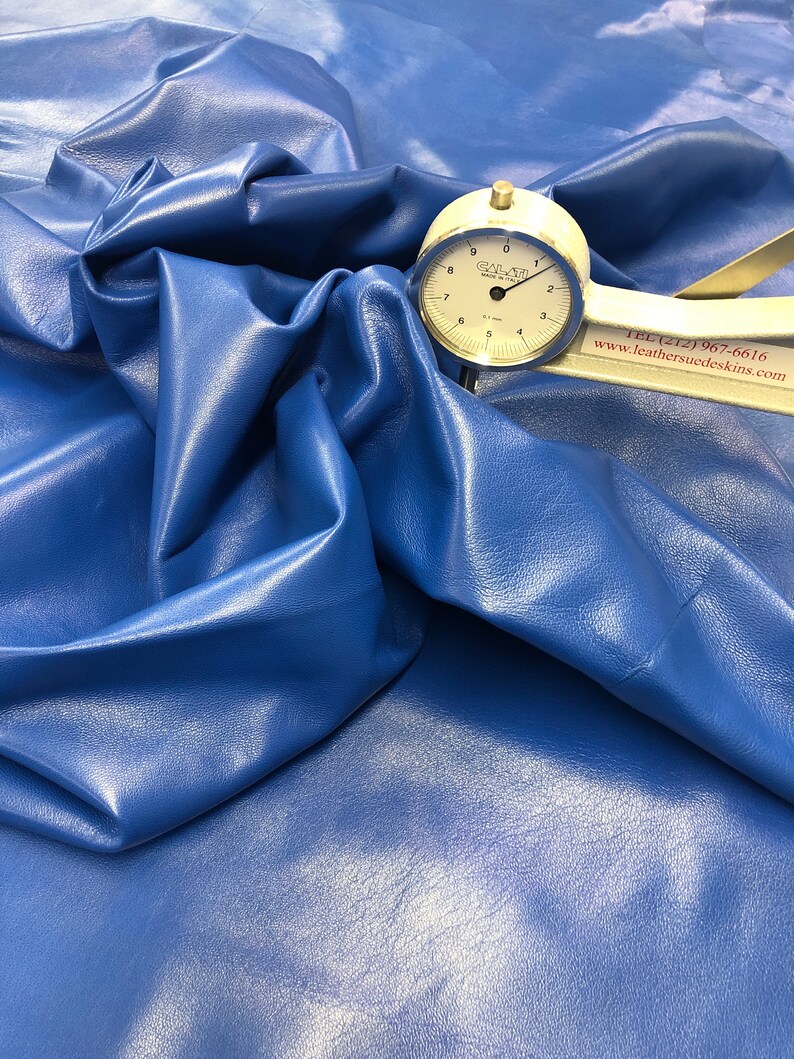 LEATHER GENUINE SKIN, Royal Blue Color "superb M 7005" Top Quality ...