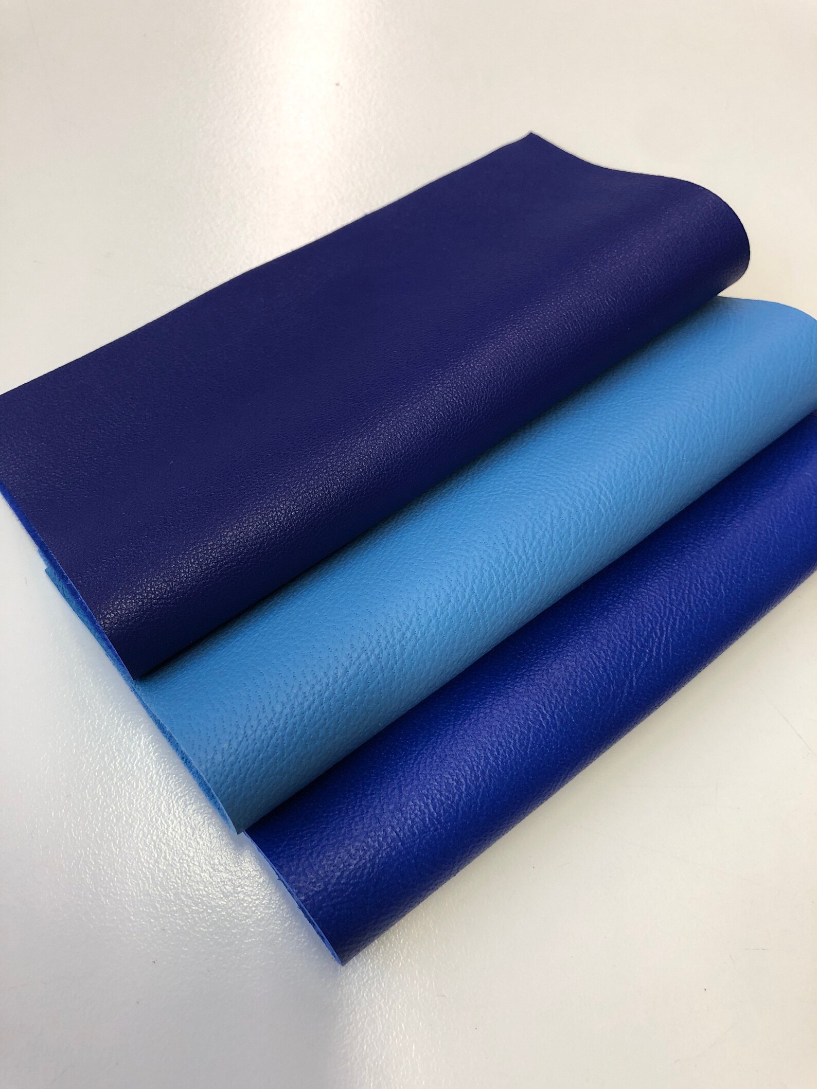 LEATHER Purple 8"x10" Blue Leather Sheet, Sky Blue Leather Skins/royal ...