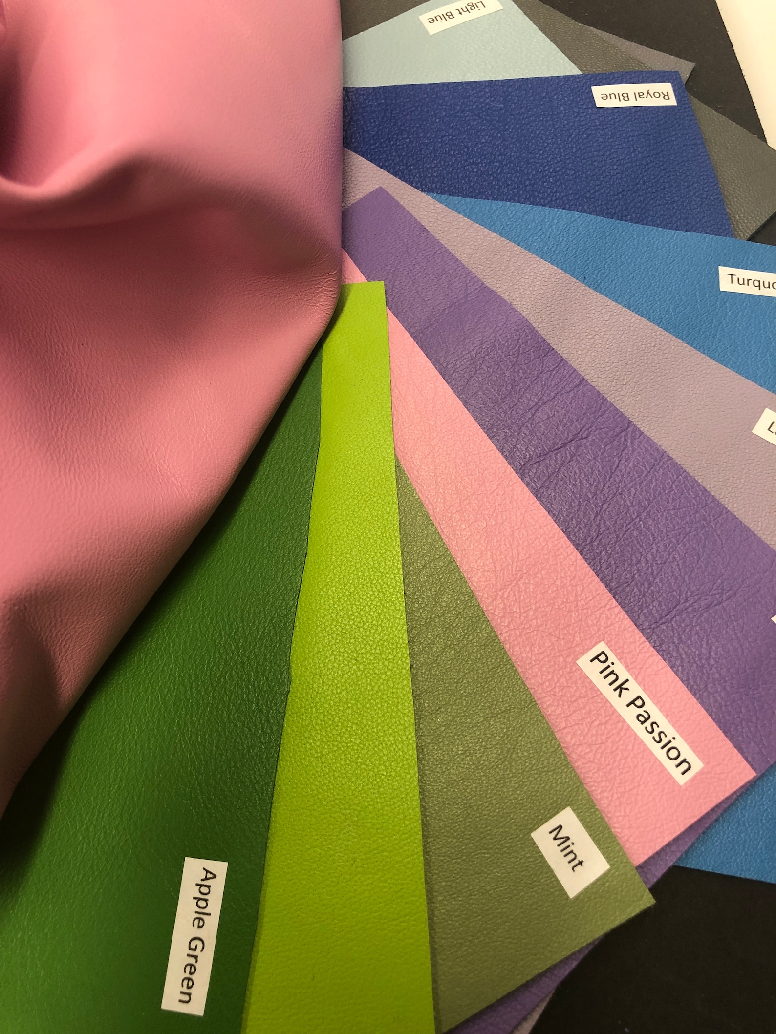 PINK GENUINE LEATHER Leather Sheet Choose Size or Full - Etsy