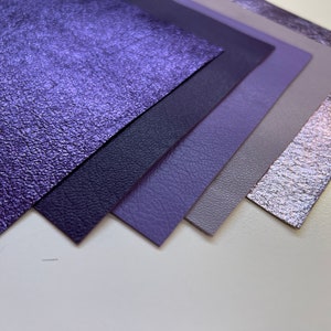 Purple Leather/lambskin LEATHER, Leather Scrap, Leather Sheets ...