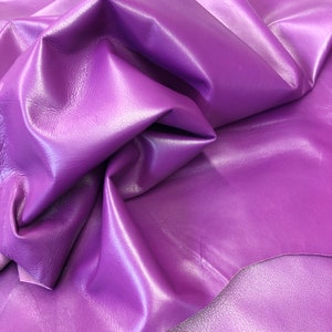 Leather 12"x24" PURPLE PASSION SUPERB Leather, Genuine Leather, High ...