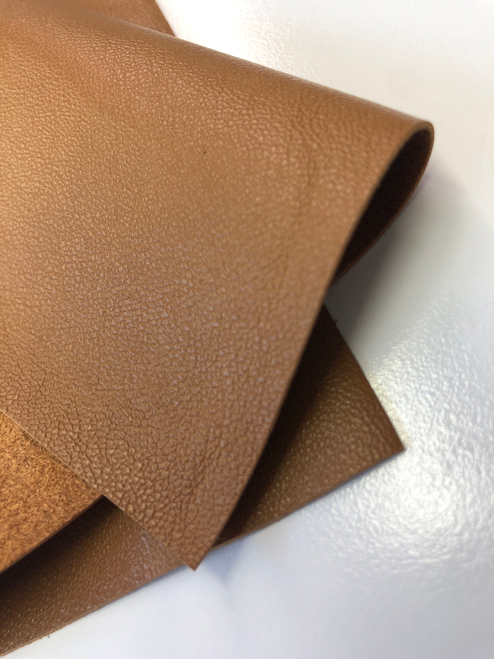 Dark Tan LEATHER Brown LEATHER Hide, 0.6mm, Brown Leather Sheet, Brown ...