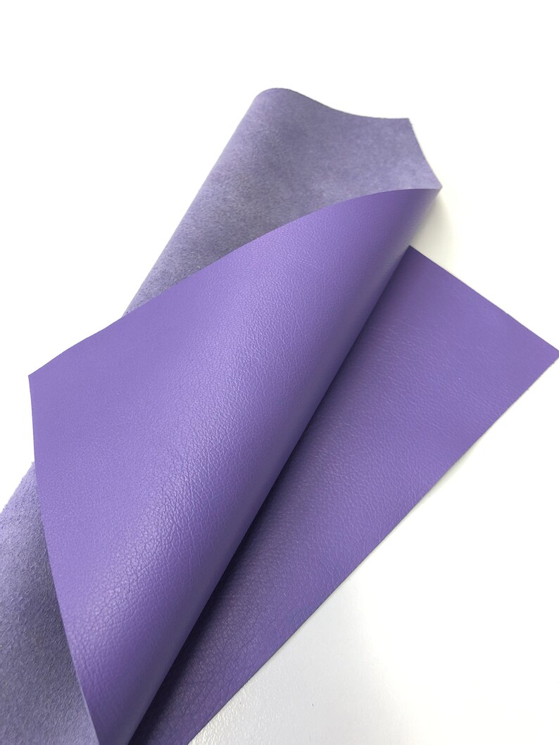 LEATHER 18"x20" Lilac LEATHER, Purple Leather Sheet, Light Purple ...