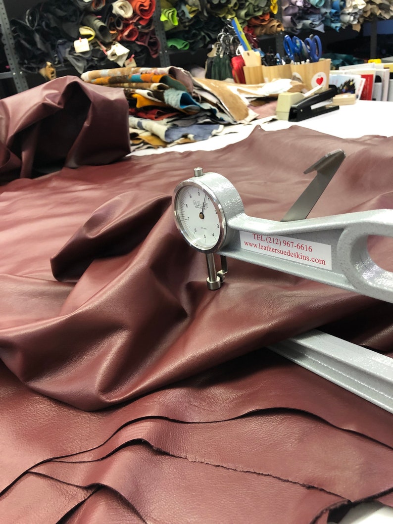 Dark Red WINE LEATHER SKINS/ Dark Red Lambskin Leather Hide/ | Etsy