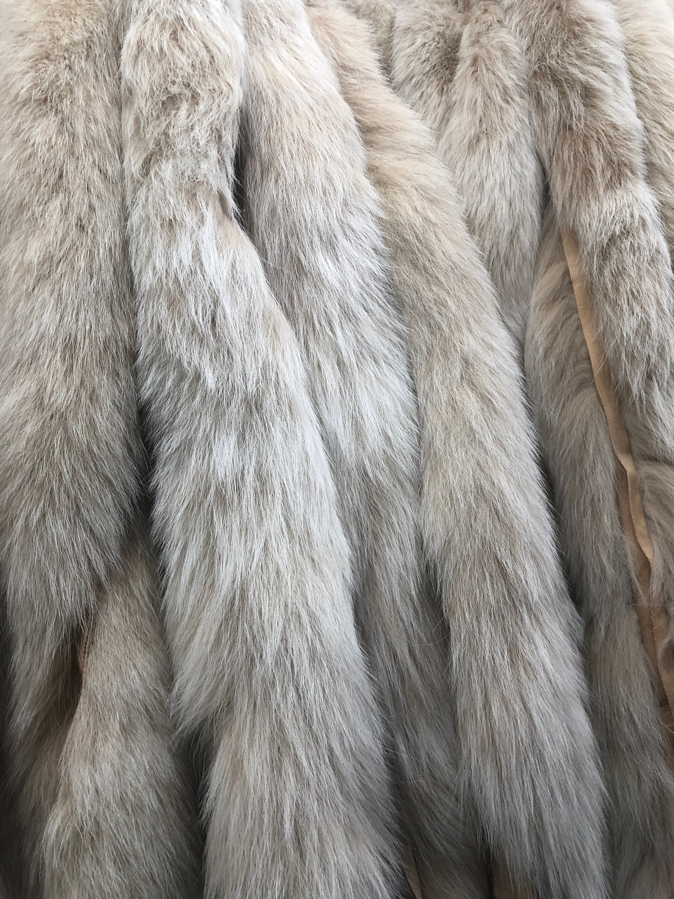 FOX HOOD TRIM Real Fox Fur Trim for the Hood of the Jacket - Etsy UK