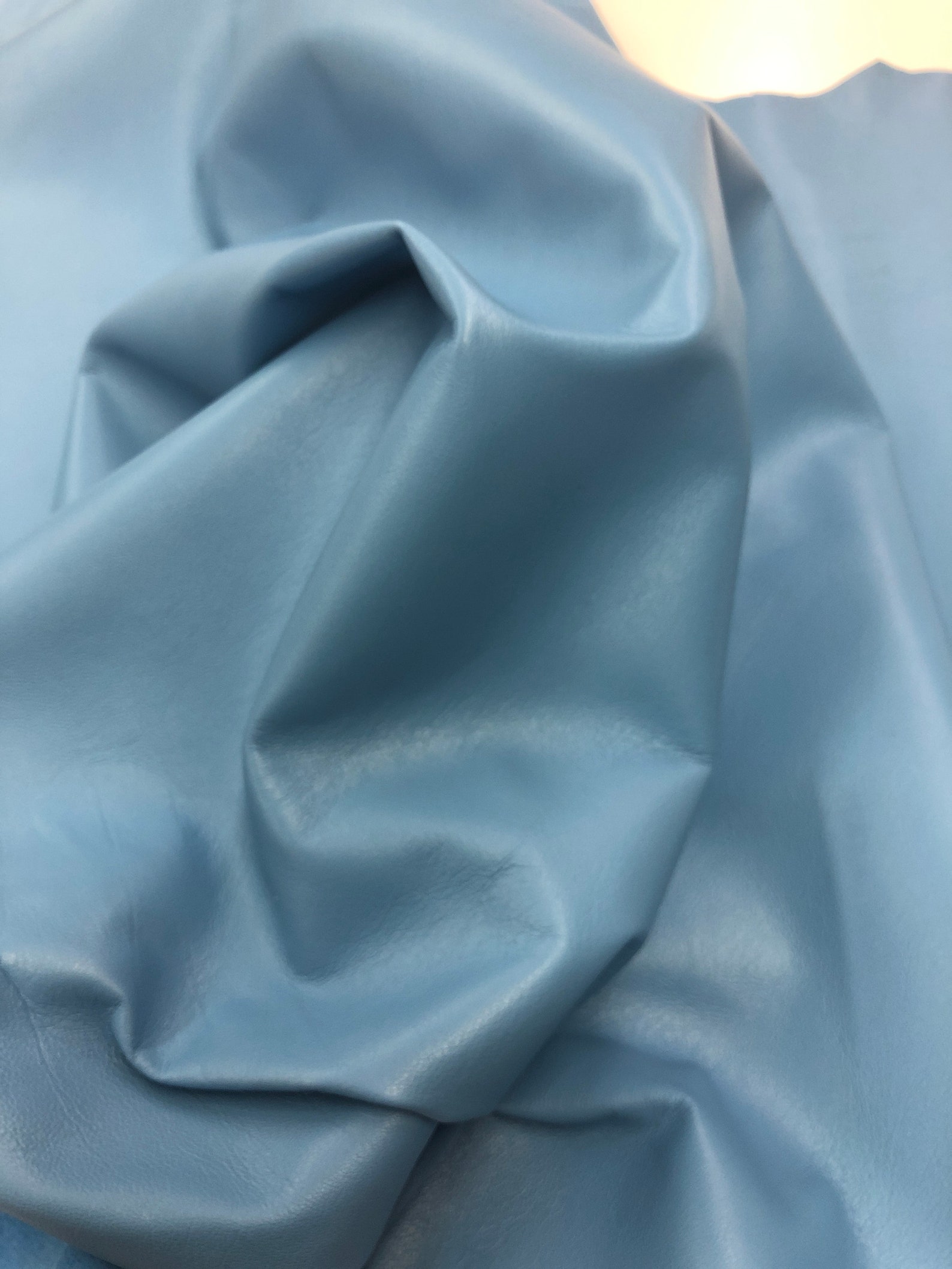 LEATHER SKY BLUE , Choose Your Size, Leather Sheet, Ask for Your Size ...