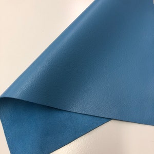 Blue LEATHER 10”x10” Sky Blue LEATHER, Blue Leather Sheet, Blue Leather ...