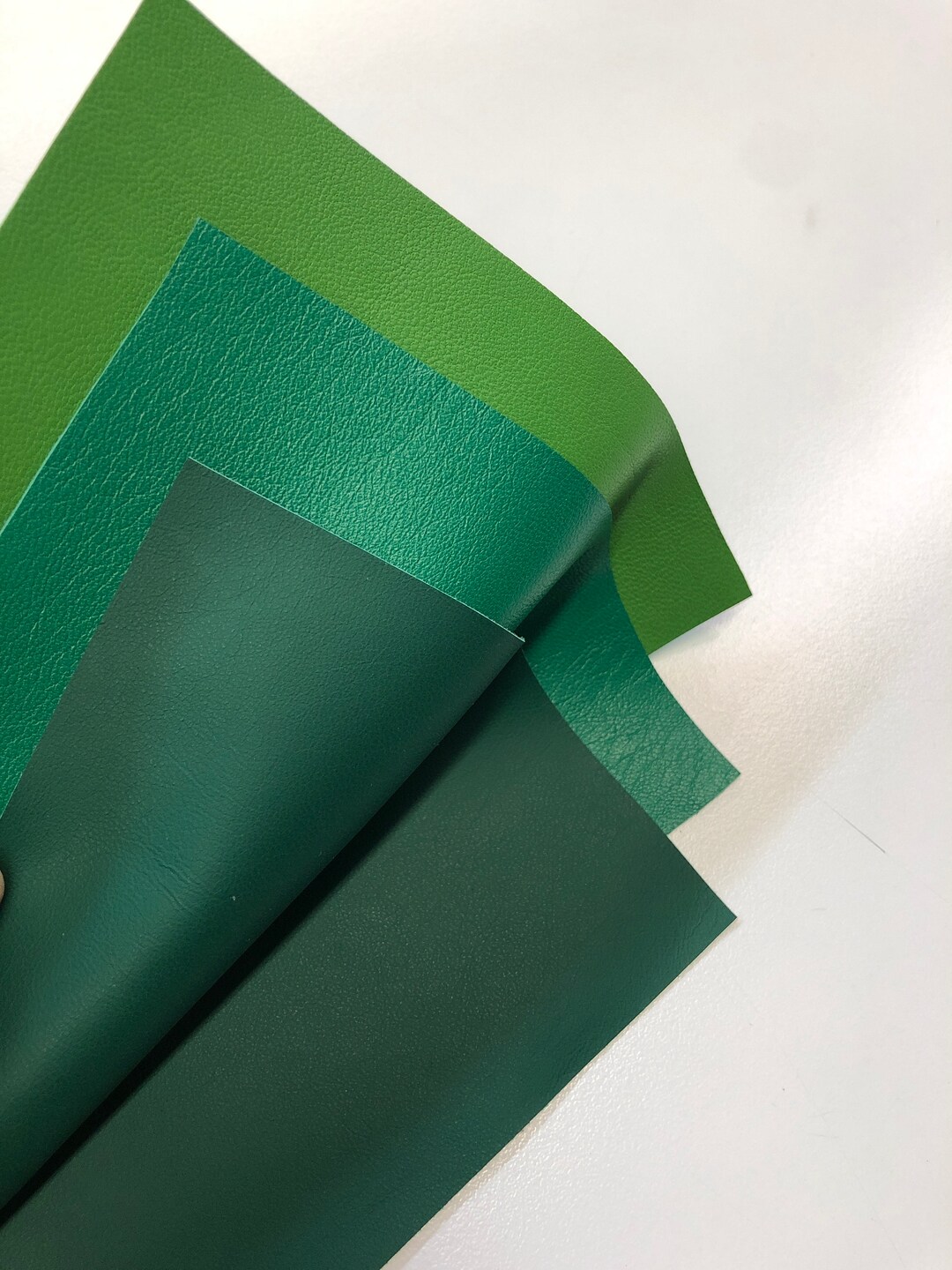 LEATHER GREEN 8"x10" Emerald Green Leather Sheet, Dark Green Leather ...