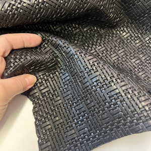 LEATHER Basketweave Embossed Leather, LEATHER, BASKETWEAVE, Weave ...
