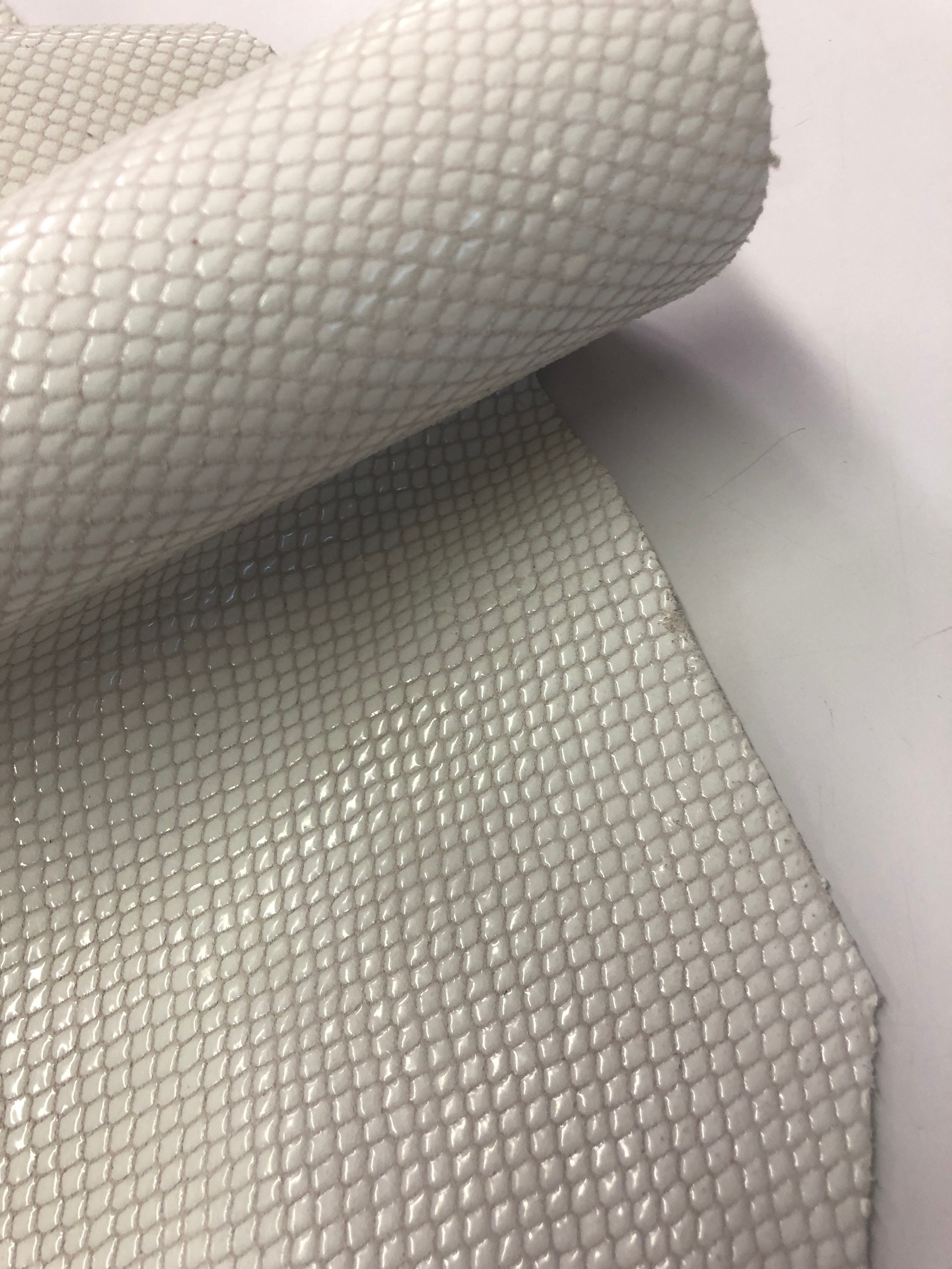 WHITE Snake 8x10 LEATHER Scale/Leather Bright | Etsy