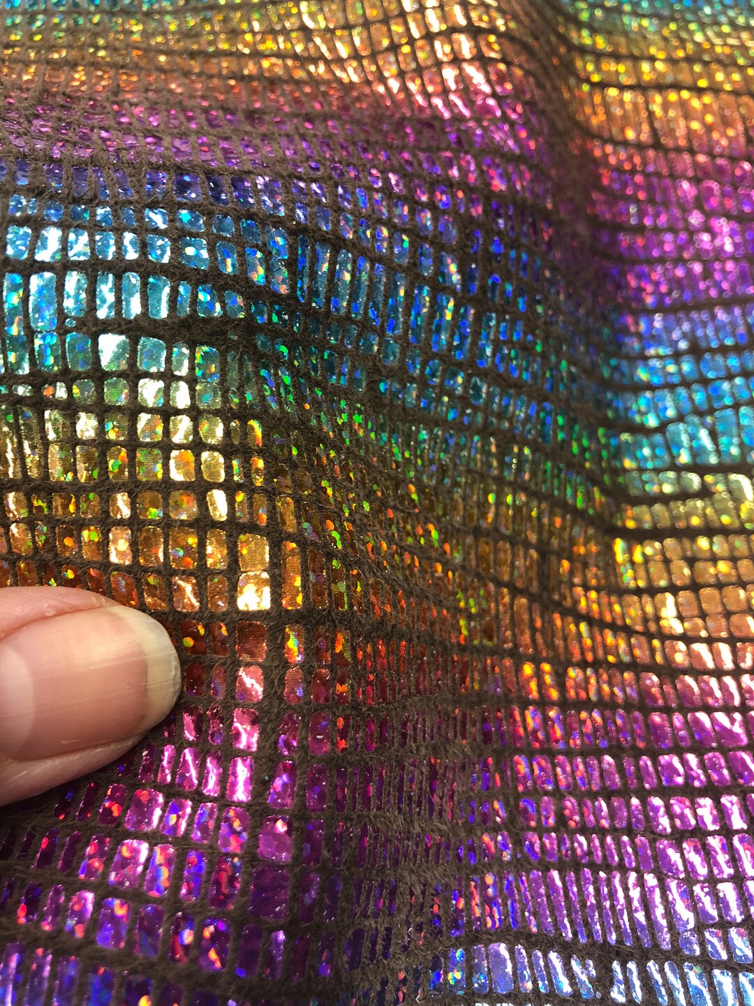 Multi Metallic LEATHER METALLIC Glittering Metallic Leather, Shiny ...