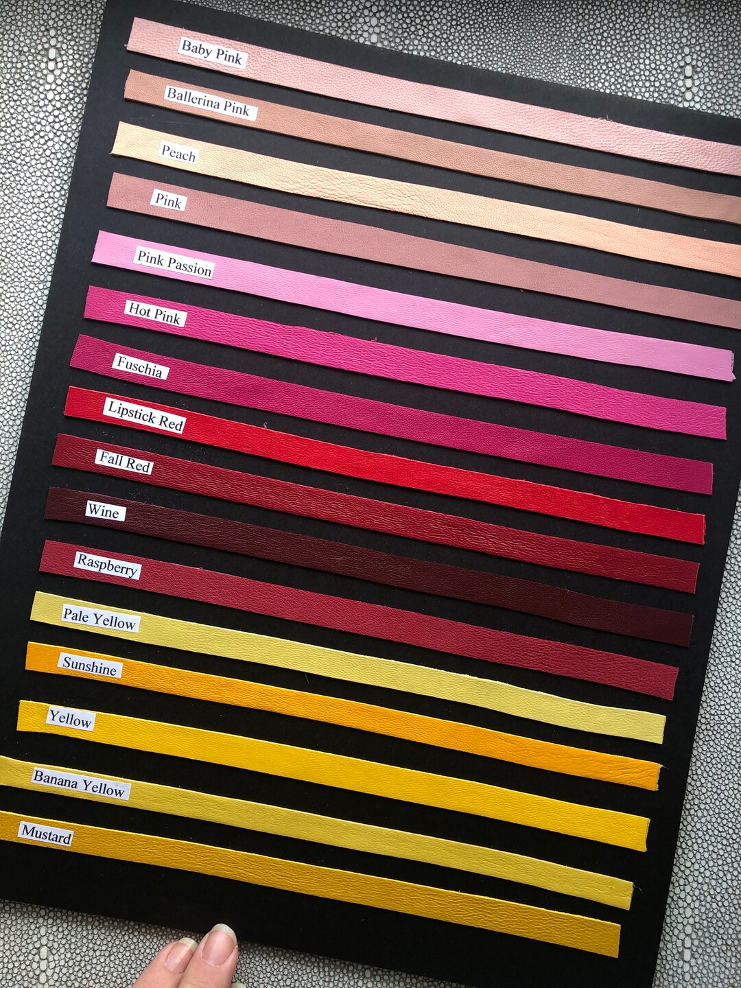 STRIPS REAL GENUINE Leather 1/2” and 1” Size/soft Buttery Lambskin ...