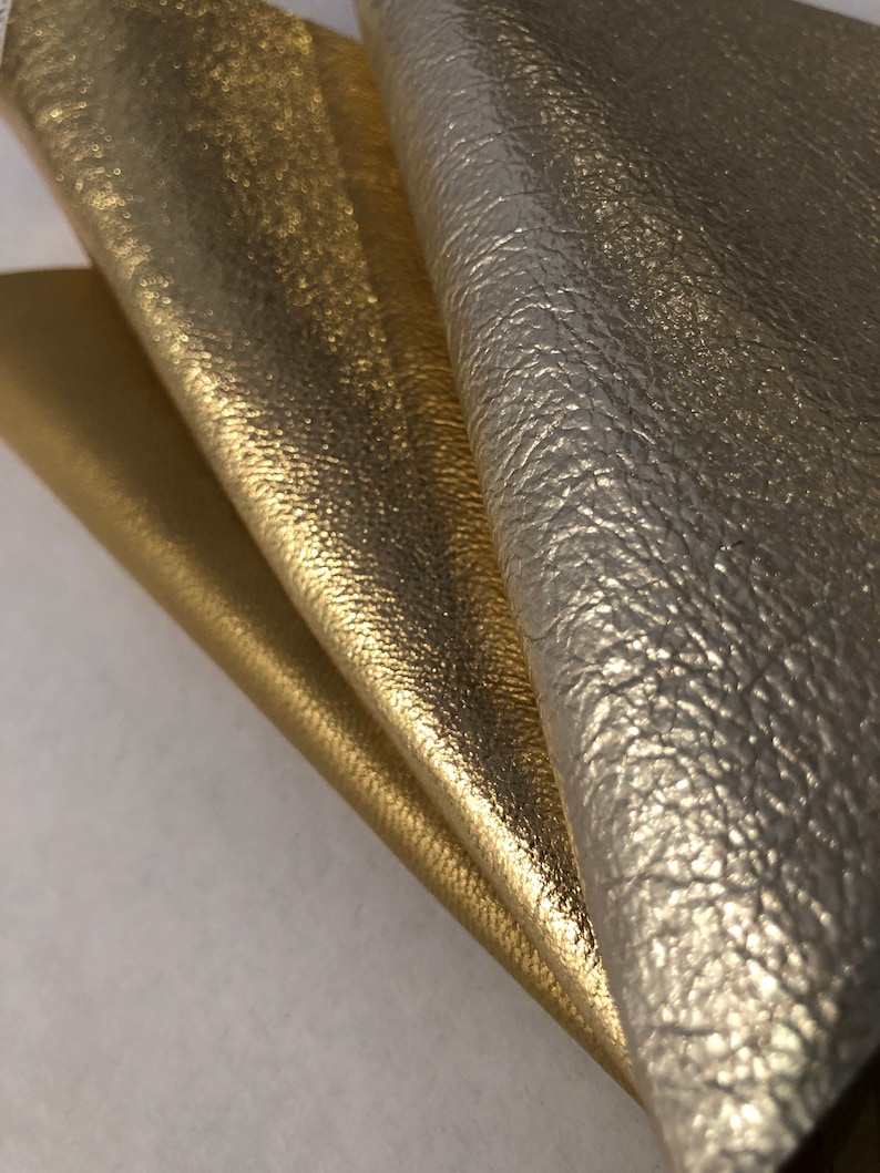 LEATHER CHAMPAGNE METALLIC Variety Set 3 Colors of Metallic | Etsy