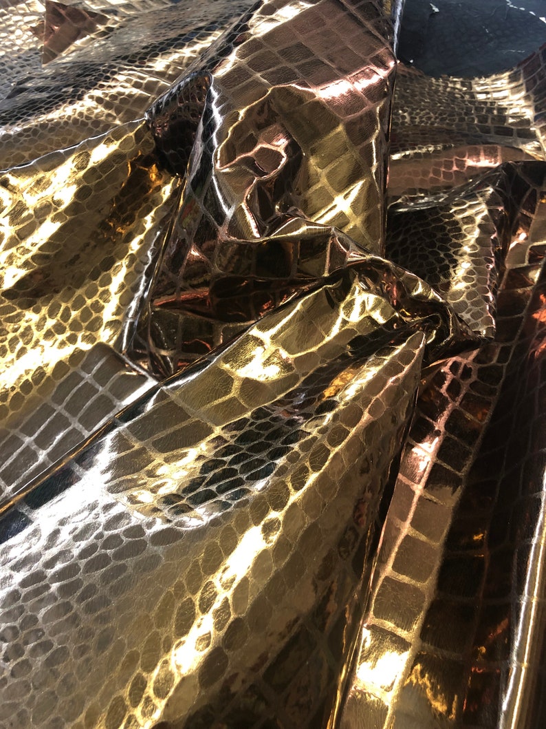 LEATHER GENUINE Leather Crocodile Alligator Embossed Leather,cowhide ...