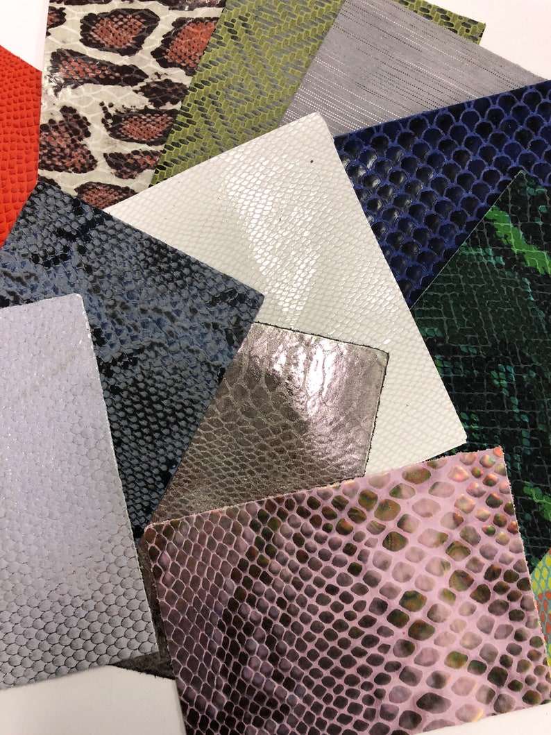 Leather Mystery/sample Pack/diy Crafting Pack/ Pack of 20 | Etsy