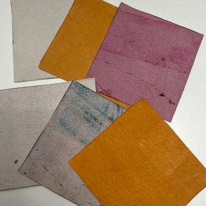 Rust Brown Craft Leather Sheets Textures Supply/ Scraps Crafting ...