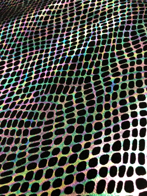 LEATHER 8'x10 NEW IRIDESCENT Rainbow Metallic | Etsy