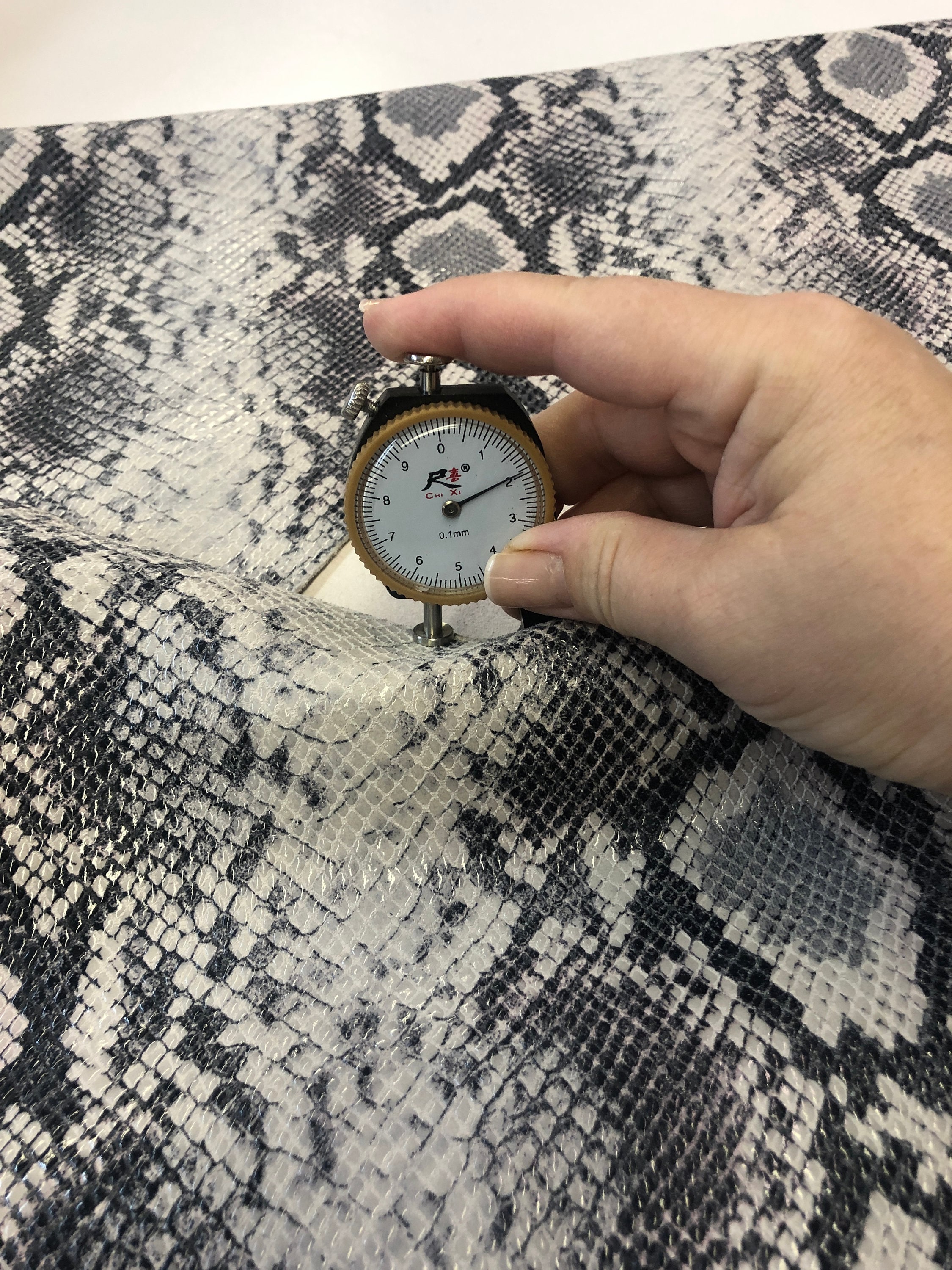 SNAKE LEATHER Python 9x9 Snakeskin Print Calfskin | Etsy