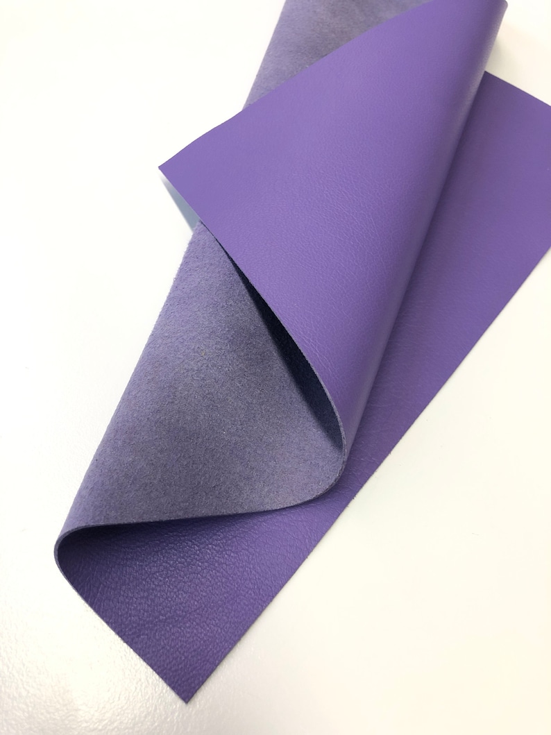 LEATHER 18"x20" Lilac LEATHER, Purple Leather Sheet, Light Purple ...