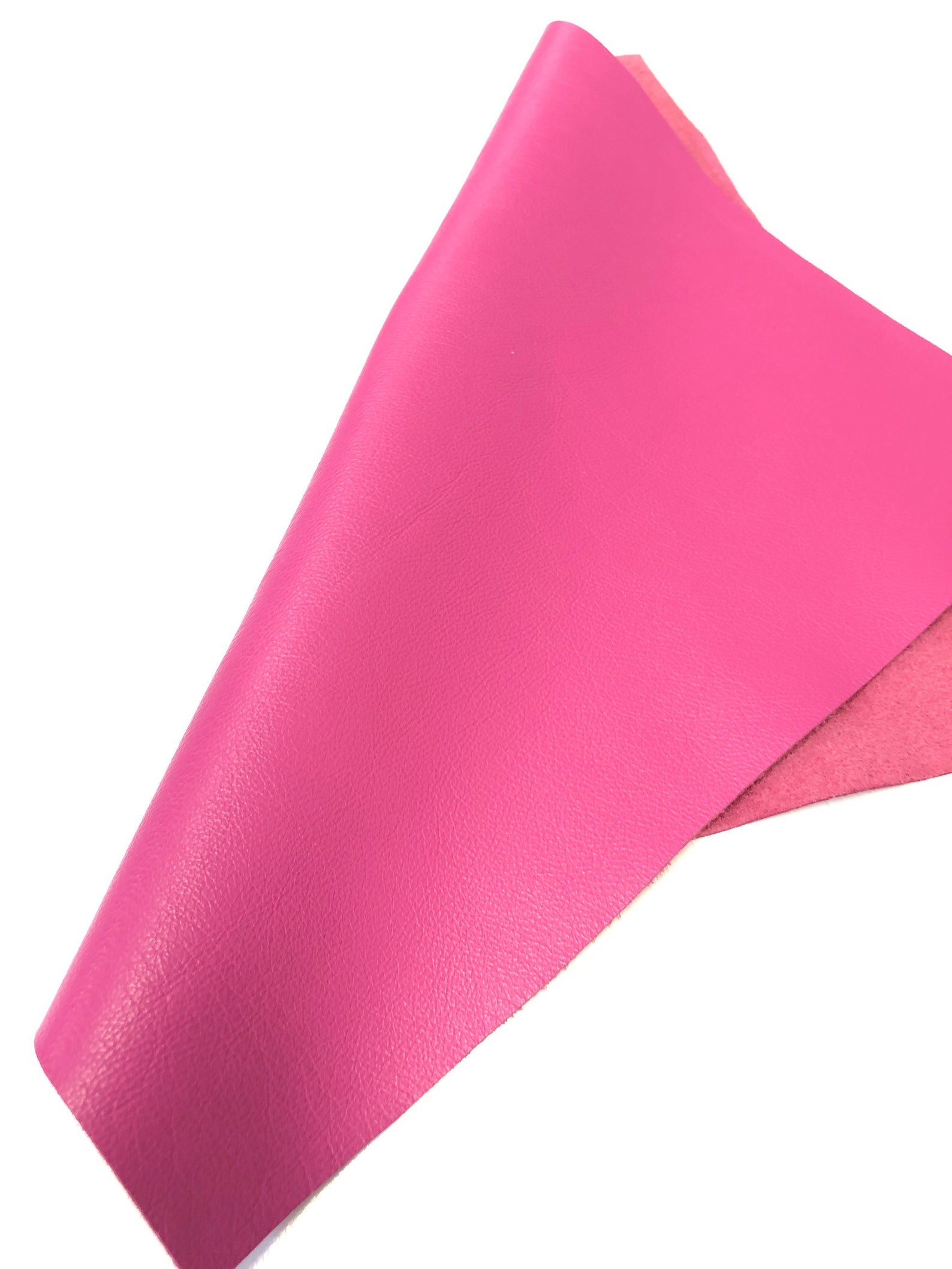 LEATHER Hot Pink Leatherbright Pink Leather Sheet Leather - Etsy
