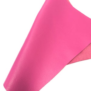 LEATHER Hot Pink Leather,bright Pink Leather Sheet, Leather Skins ...