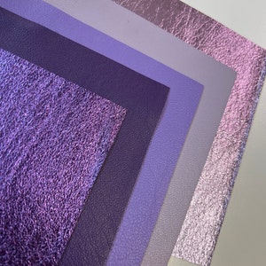 Purple Leather/lambskin LEATHER, Leather Scrap, Leather Sheets ...