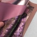 PINK LEATHER Set of 4/genuine Leather/choose Your Size or Get Full ...