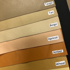 NATURAL EARTHTONE GENUINE Leather Superb Lambskin,leather Sheet ...